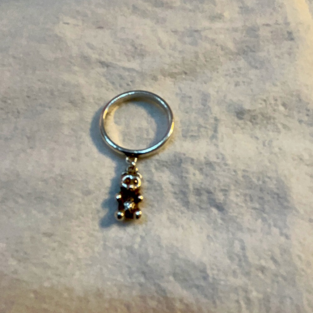 Retired James Avery, Dangling Teddy Bear Sterling, Si… - Gem